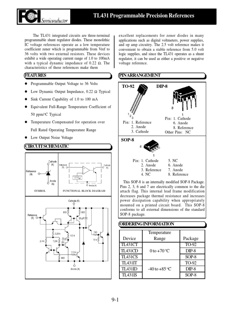 TL431 | PDF | Electronic Circuits | Diode