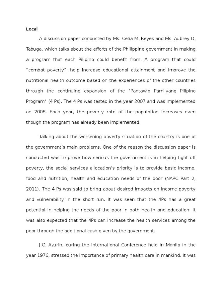 Local RRL | PDF | Poverty | Poverty & Homelessness