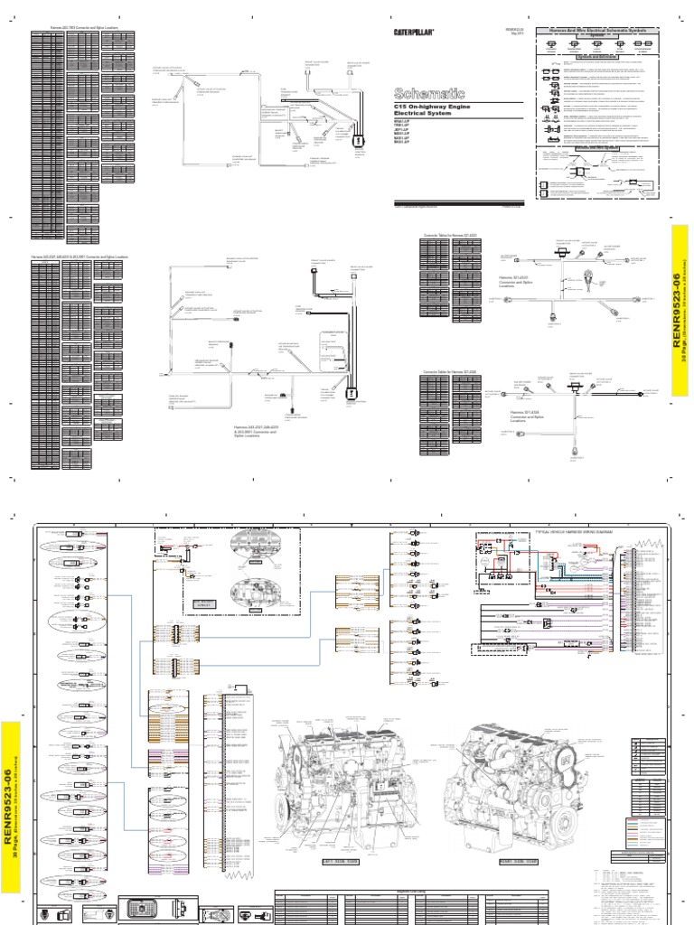C-15 MXS-NXS_diagramas electricos motor.pdf | Electrical Connector | Switch