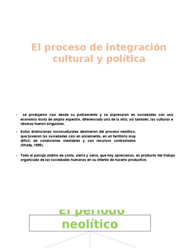 Integración Cultural y Proceso Neolítico | PDF | Multiculturalismo ...
