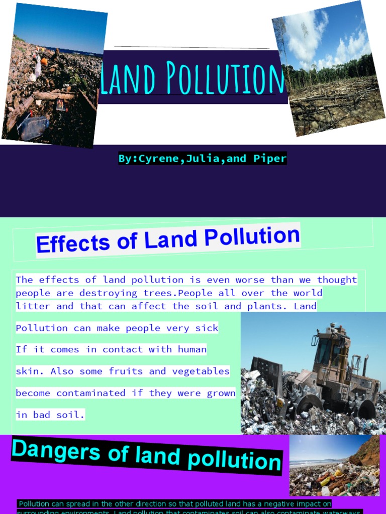 Land Pollution | PDF | Pollution | Soil