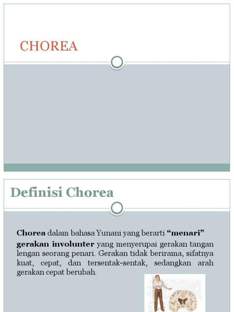 Chorea | PDF | Kesehatan Holistik | Sains & Matematika