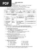 Adjectives Comparative and Superlative | PDF