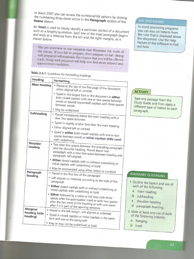 heading and paragraphs2