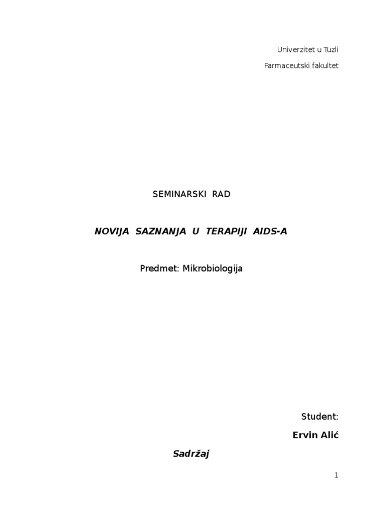 Hiv Seminar | PDF