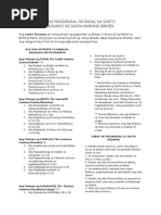 Pagdarasal NG Santo Rosaryo | PDF