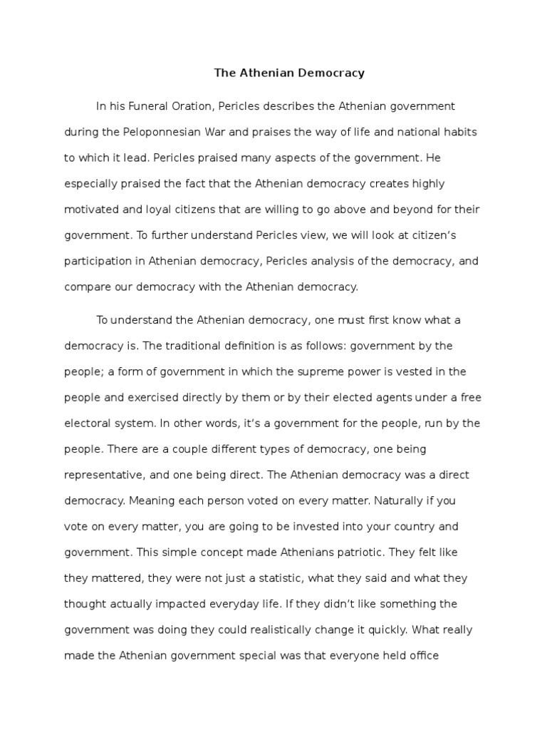Democracy Paper | PDF | Democracy | Political Ideologies