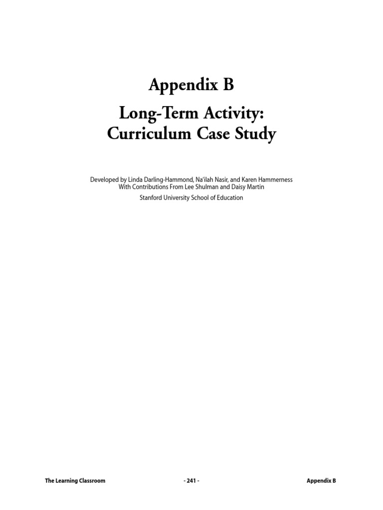 Stanford Case Study Design Week | PDF | Curriculum | Rubric (Academic)