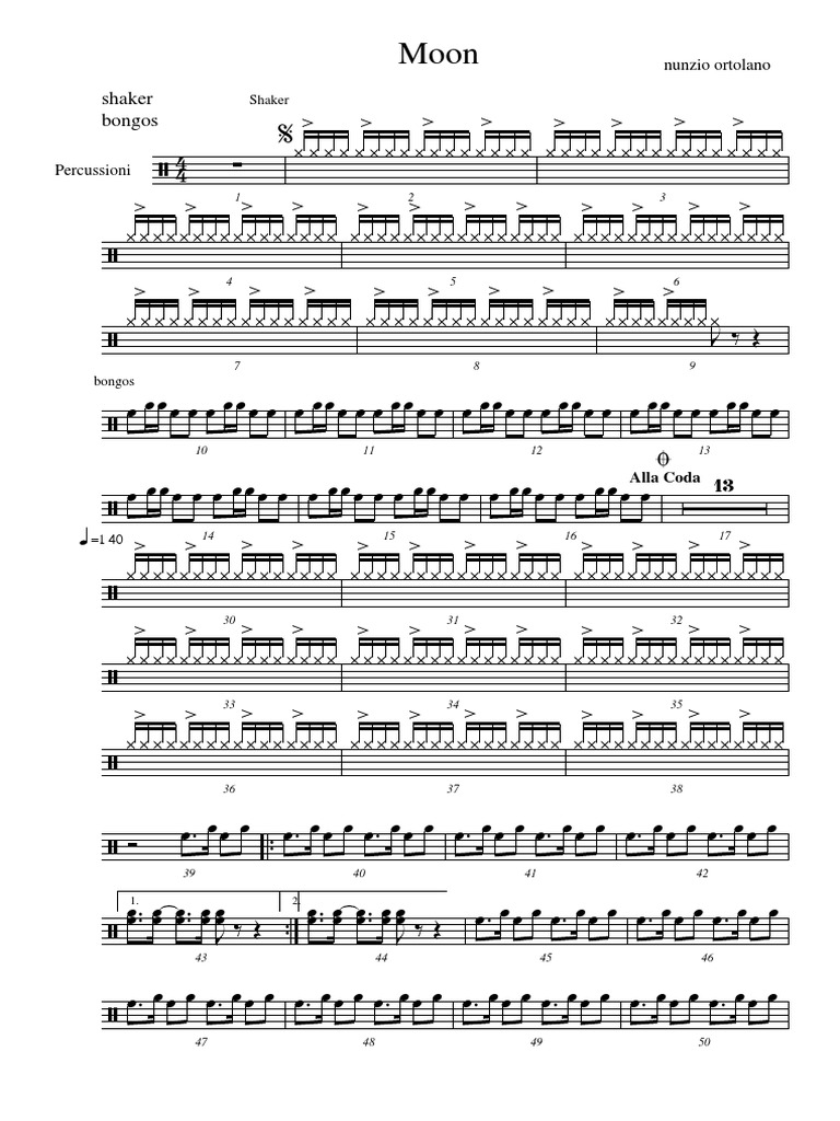 Moon Percussioni | PDF