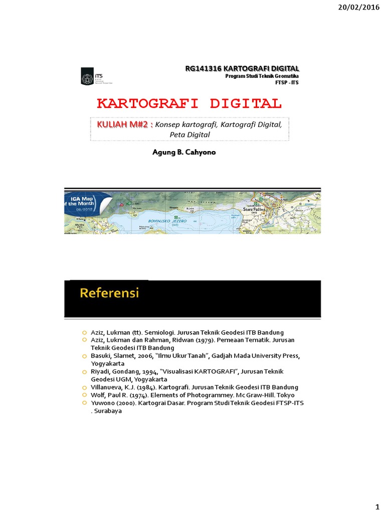 Pertemuan 02 Kartografi Peta Digital Pdf Pdf