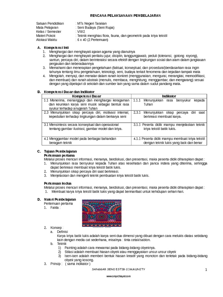 Cara Membuat Rpp K13 Yang Benar