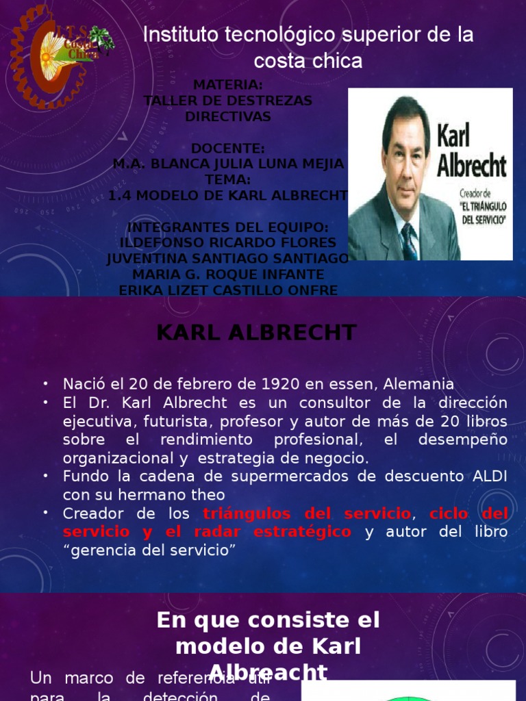 1.4 Modelo de Karl Albrecht | PDF | Ciencias económicas | Comportamiento