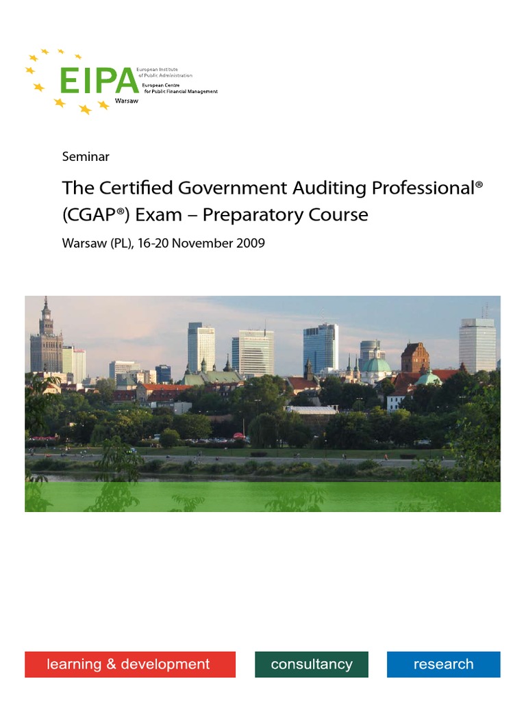 The Certified Government Auditing Professional® (CGAP®) Exam ...