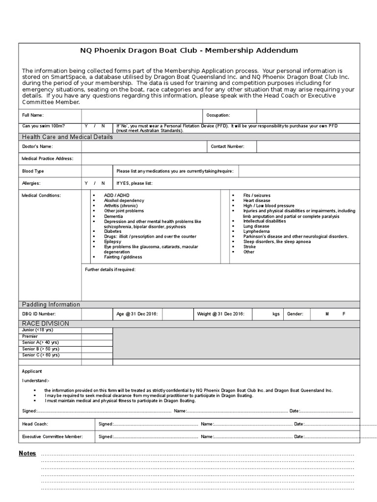 Membership Addendum | PDF