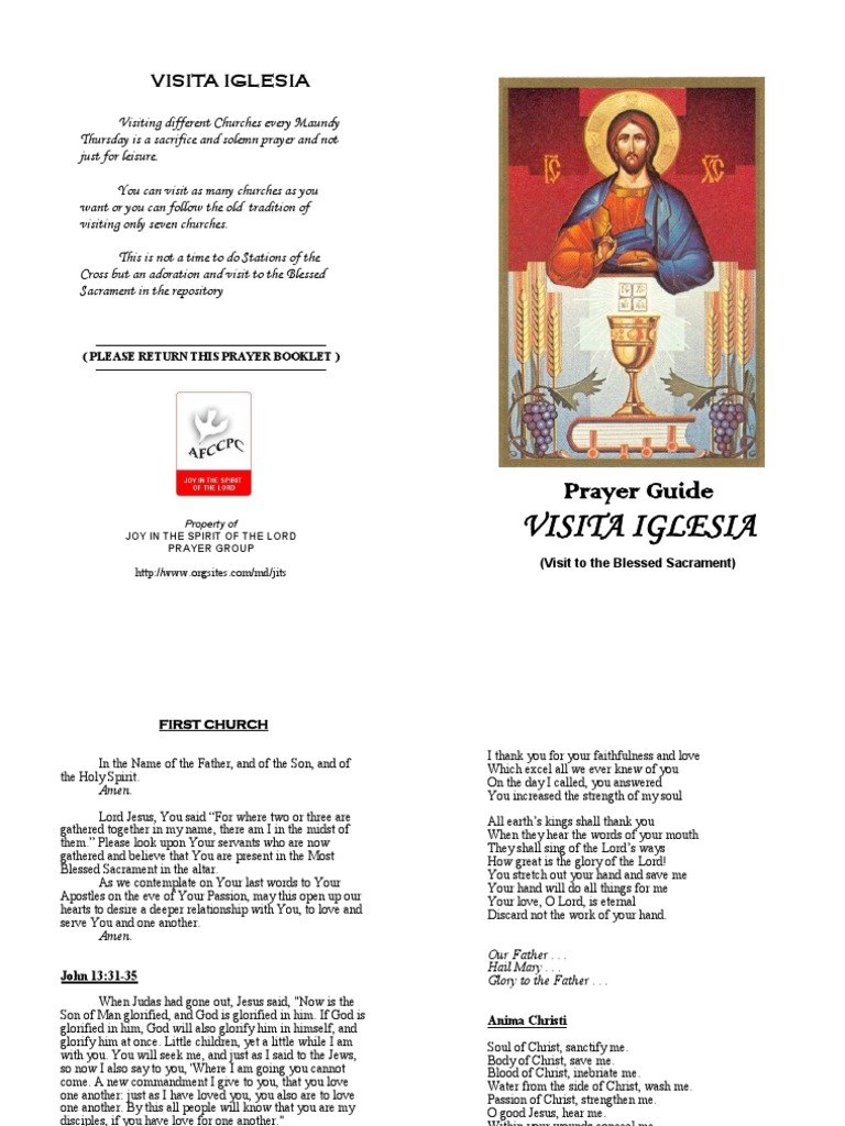 Bisita Iglesia Guide PDF | PDF | Jesus | Christian Worship And Liturgy