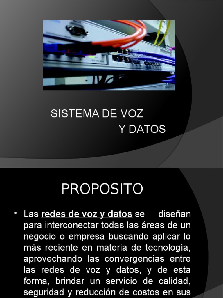 Instalacion Voz Y Datos | PDF | Red de computadoras | Edad de información