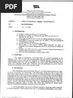 AAR Re Conduct of PNP Mental Health Program (AutoRecovered) | PDF ...