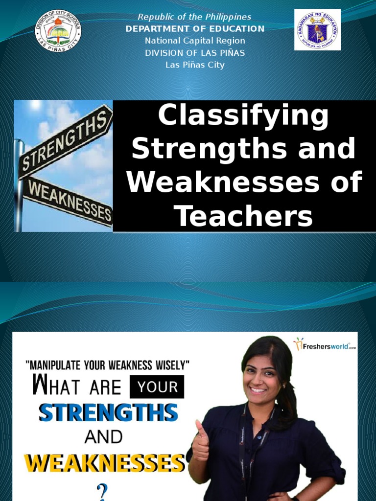Classifying Strengths and Weaknesses of Teachers | PDF