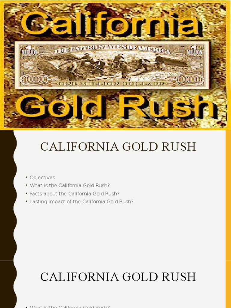 Overview of the California Gold Rush | PDF | California | North America
