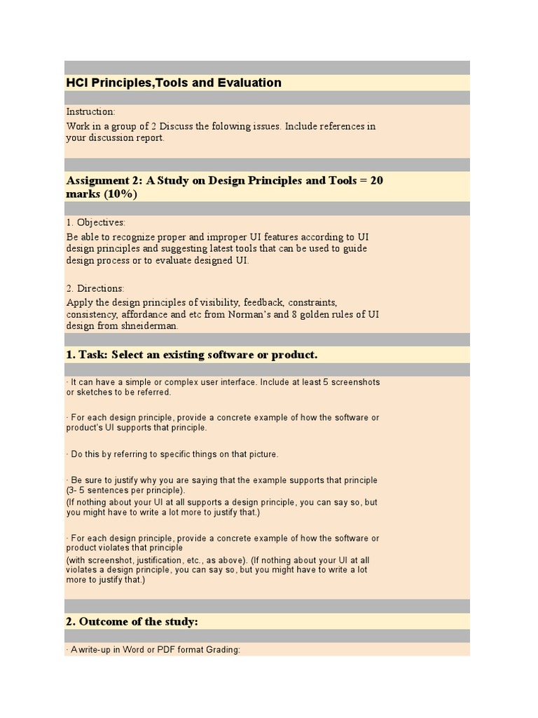 HCI Principles | PDF | User Interface | Human–Computer Interaction