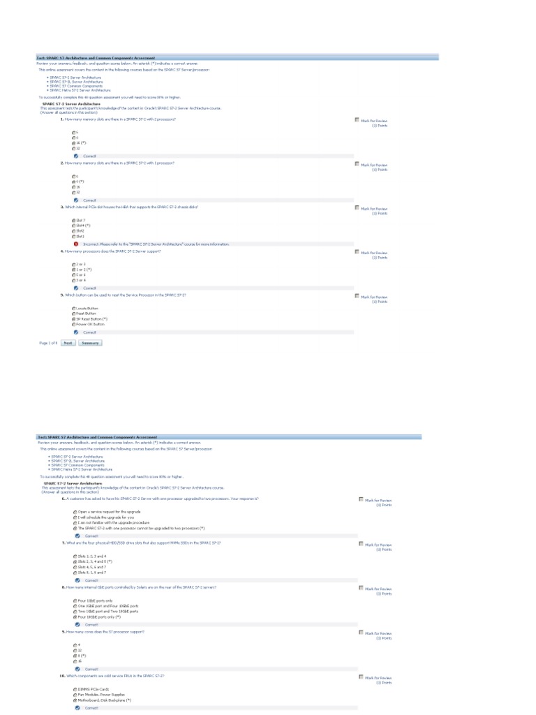 2 - SPARC S7 Architecture and Common Components Assessment | PDF