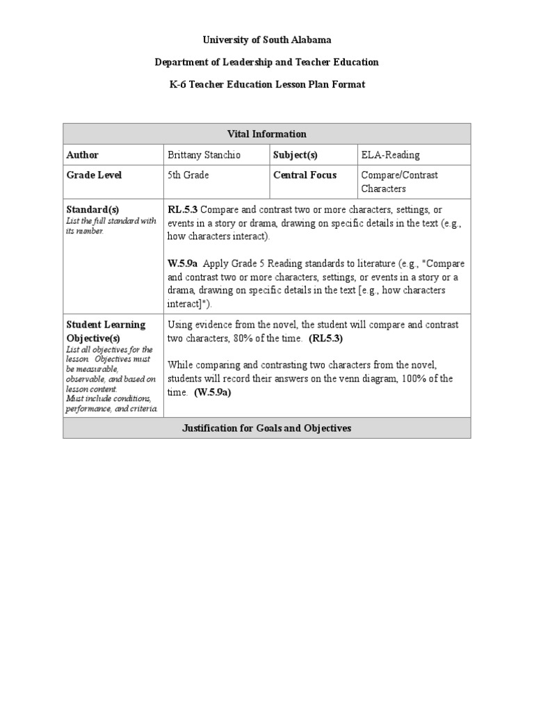 RDG Block Lesson 3-Novel Study 2 | PDF | Educational Assessment ...