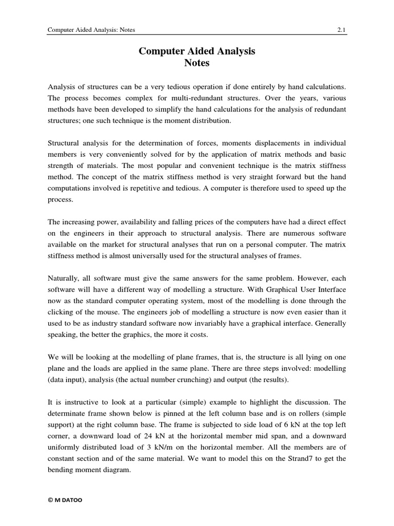 Computer Aided Analysis | PDF | Cartesian Coordinate System ...