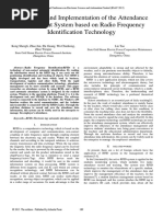 RFID Based Students Attendance System | PDF | Radio Frequency ...