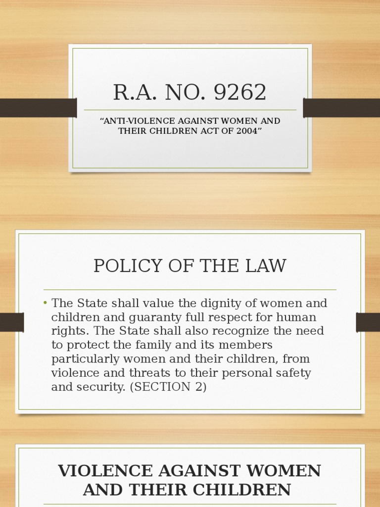 VAWC BPO | Domestic Violence | Intimidation