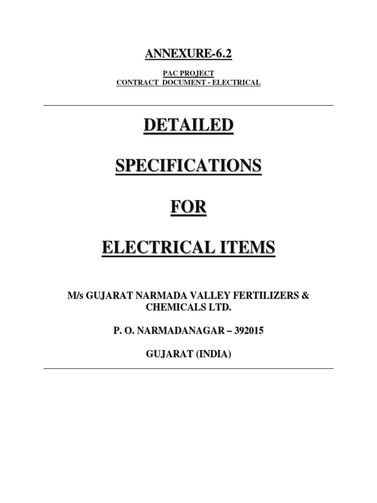 Annexure 6.2 (Part 1of5) PDF | PDF | Electrical Substation | Electric ...