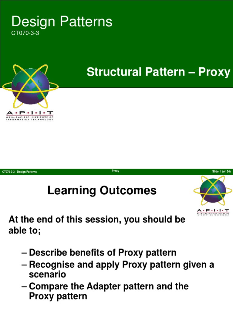 09-2 Structural Pattern - Proxy | PDF | Proxy Server | Software Design ...