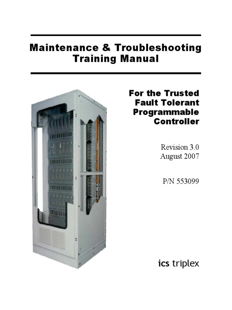Trusted Maintenance Training Manual (Rev. 3 - 0) | PDF | Fault Tolerance | Programmable Logic ...