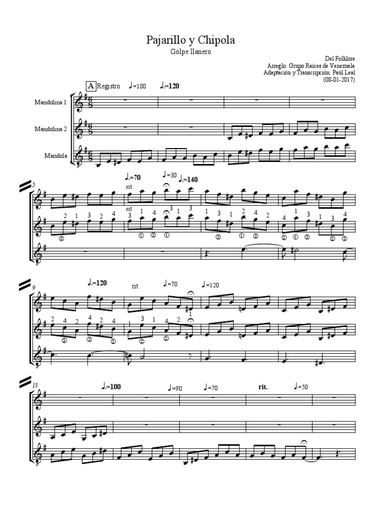 Pajarillo y Chipola | PDF