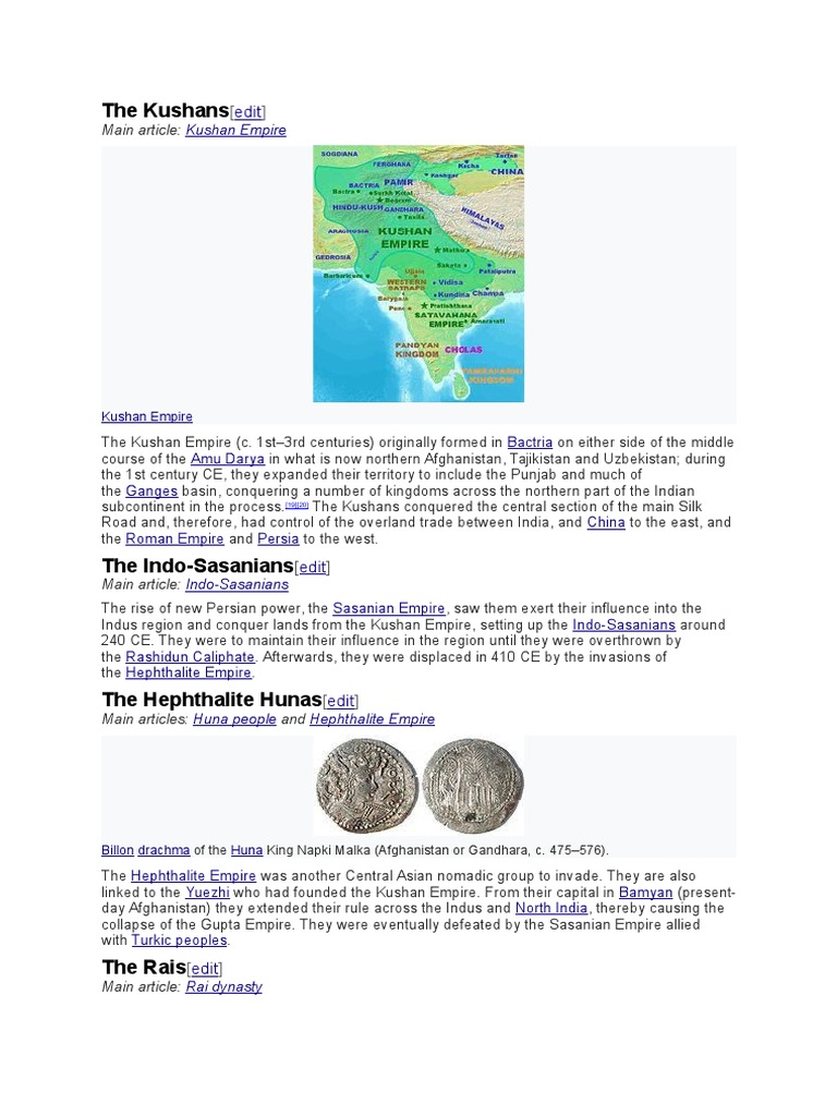 The Kushans: Kushan Empire | PDF | South Asia | Asia