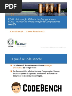 CodeBench - Como Funciona PDF | PDF | Código-fonte | Tecnologia digital