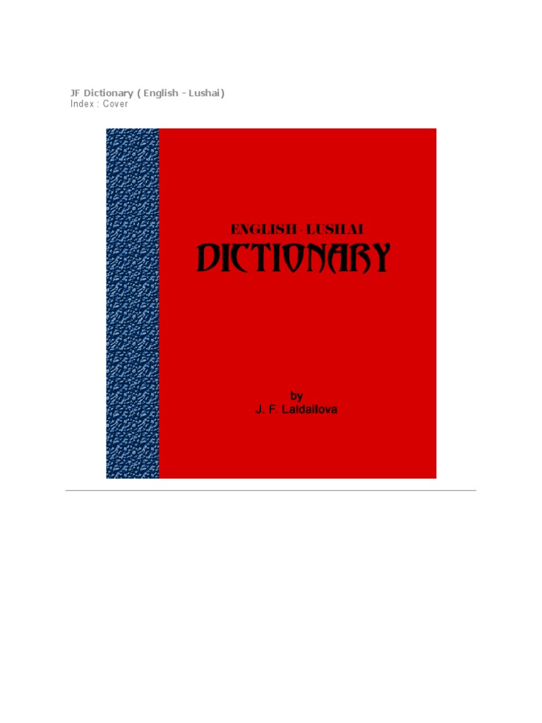 JF Dictionary | PDF