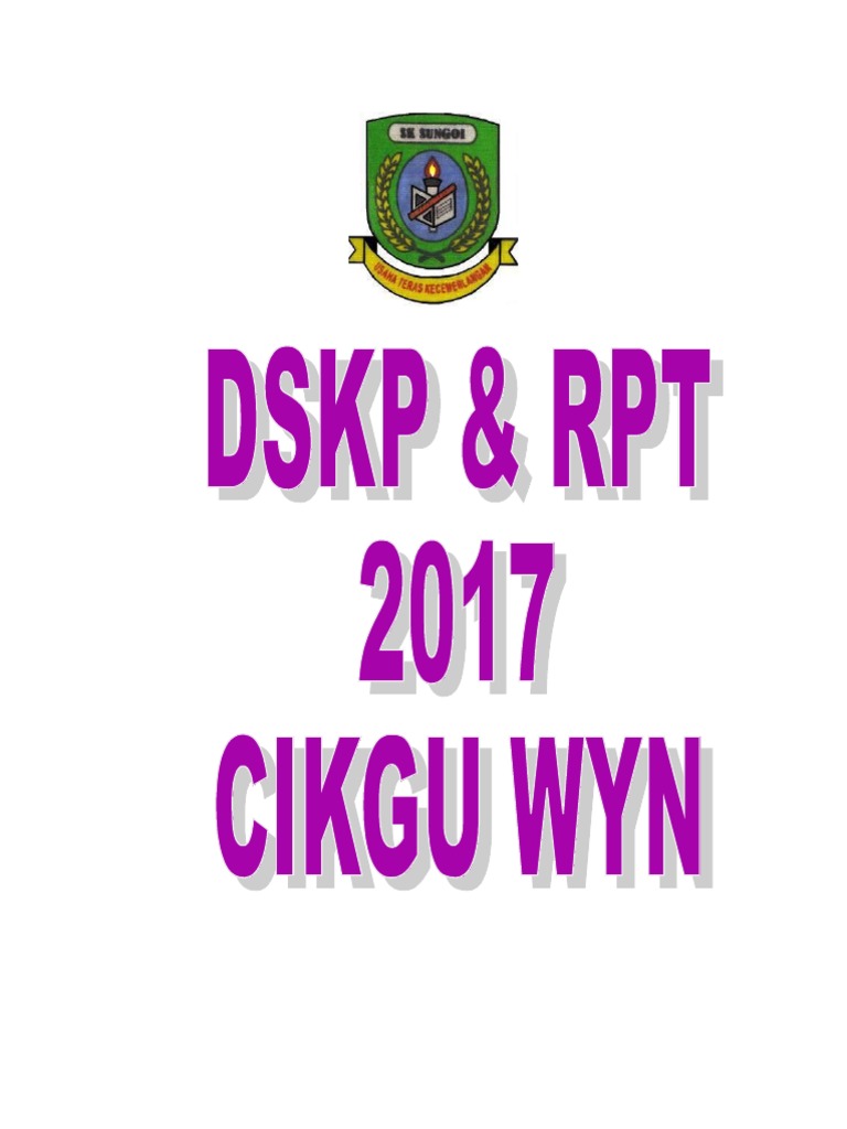 Cover Depan DSKP Dan RPT | PDF