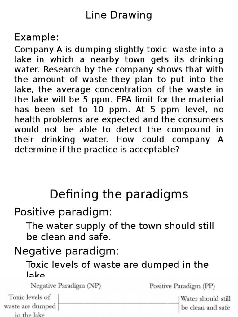 Line Drawing Example | PDF | Toxicity | Occupational Safety And Health