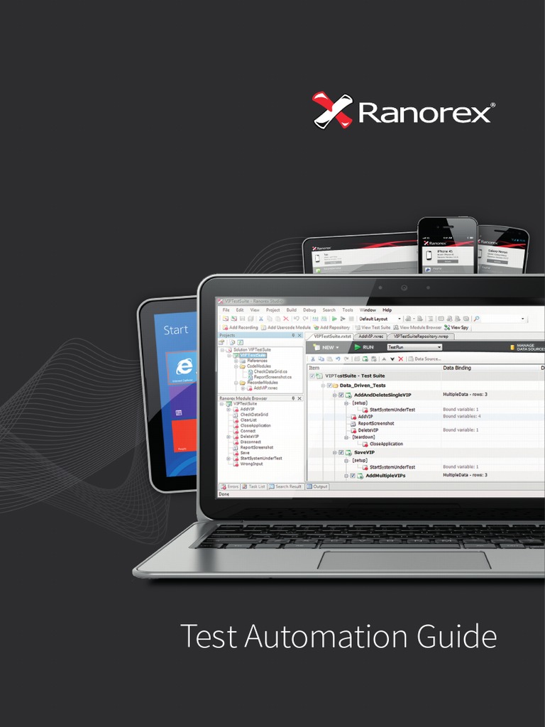 Ranorex Tutorial PDF | PDF | Computing | Software