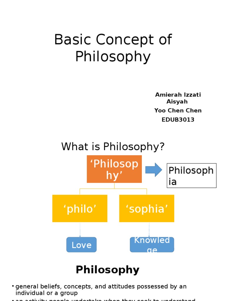 Basic Concept of Philosophy | PDF | Science & Mathematics
