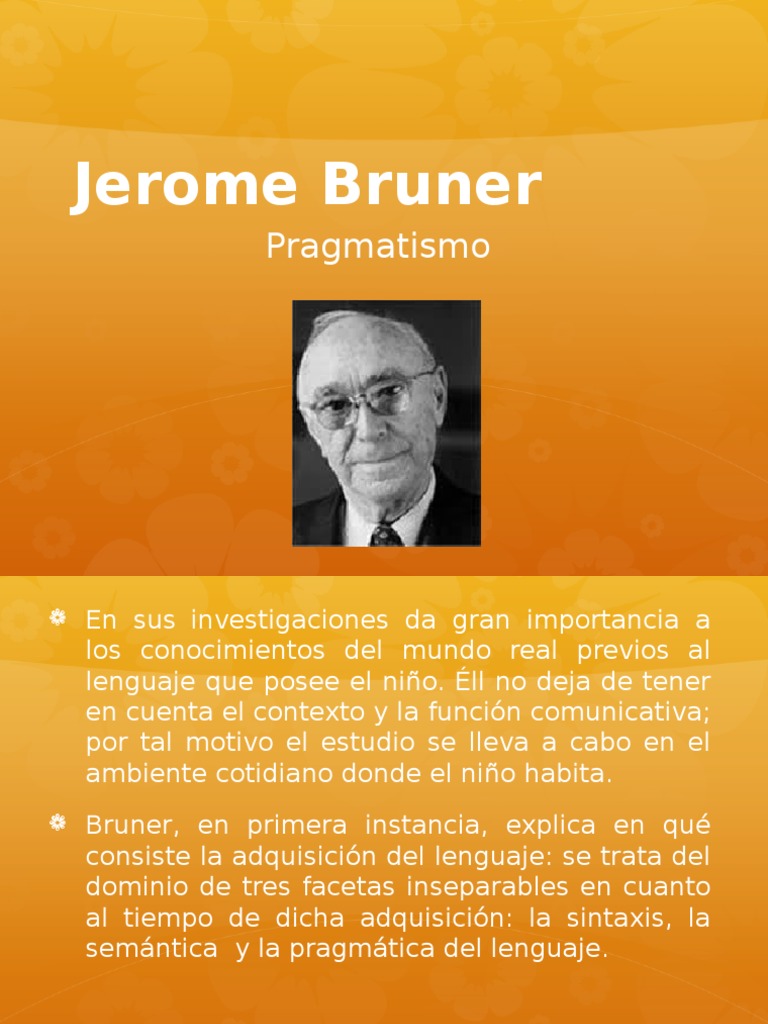 Clase Bruner | PDF | Aquisición de idioma | Lingüística