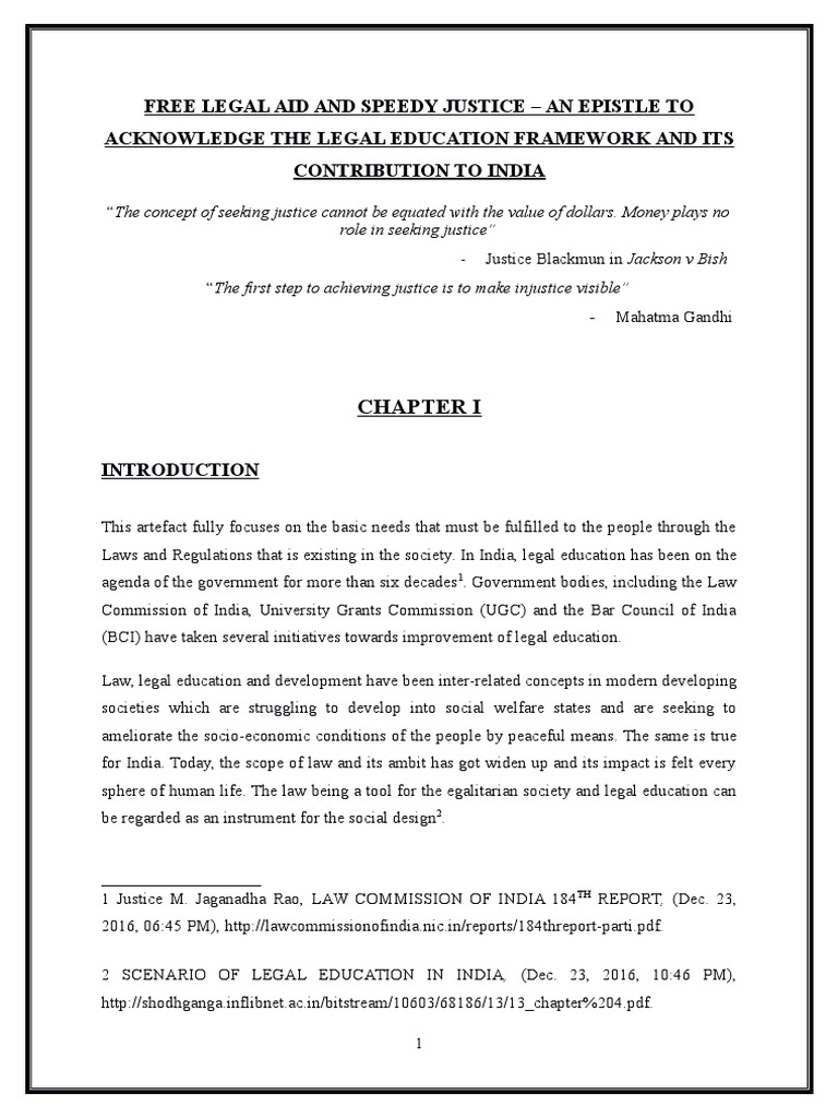 Free Legal Aid and Speedy Justice - Article 39A | PDF | Legal Aid ...