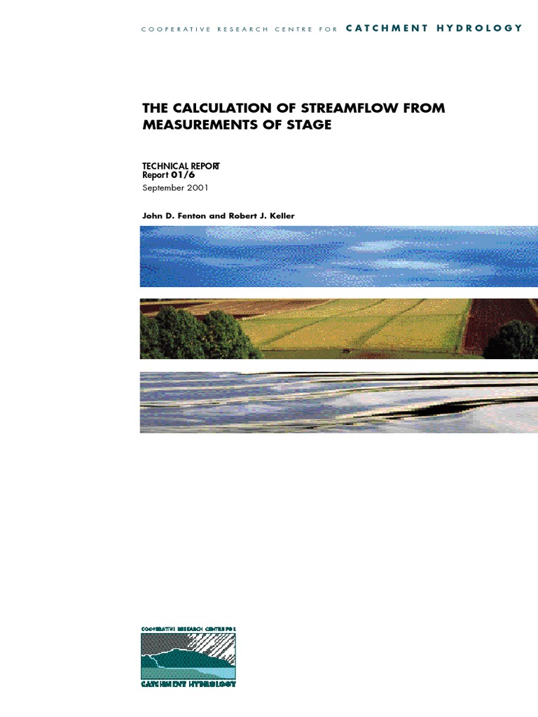 Calculation of Streamflow From Measurements of Stage PDF | PDF ...