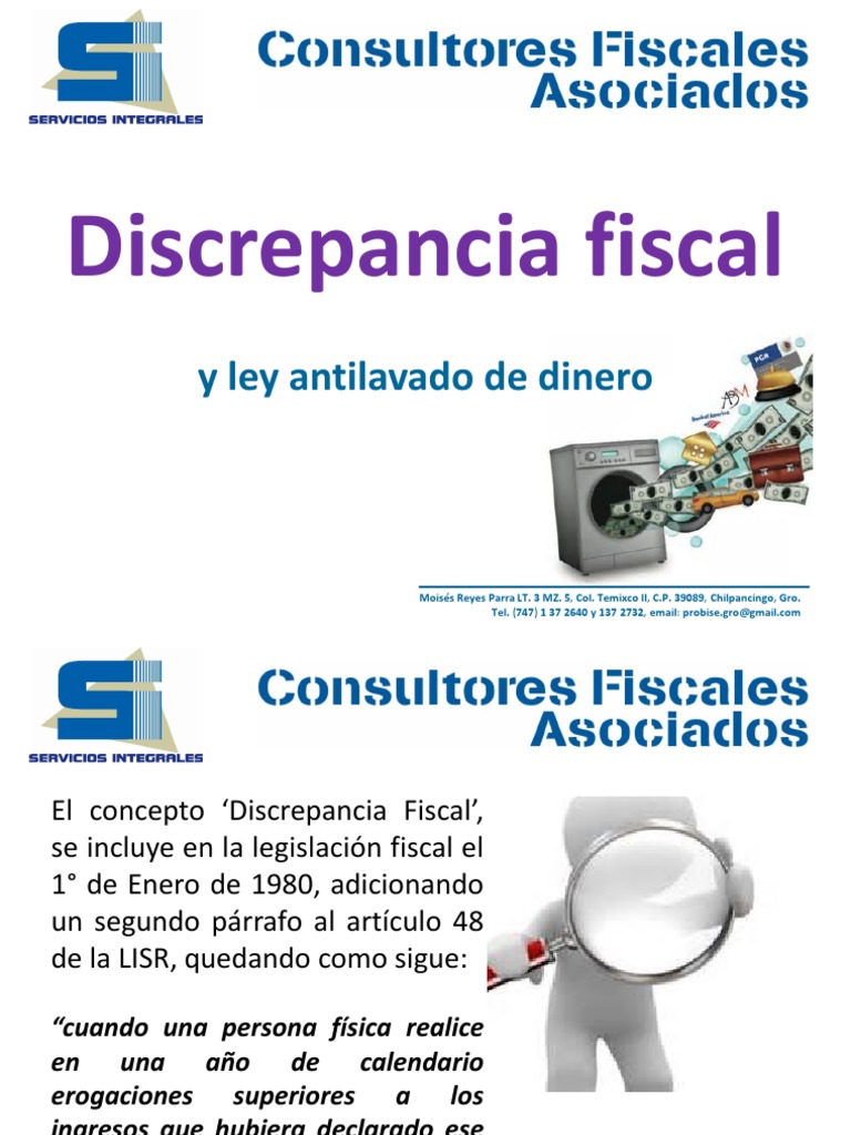 Discrepancia Fiscal y Ley Antilavado | PDF | Sistema financiero ...
