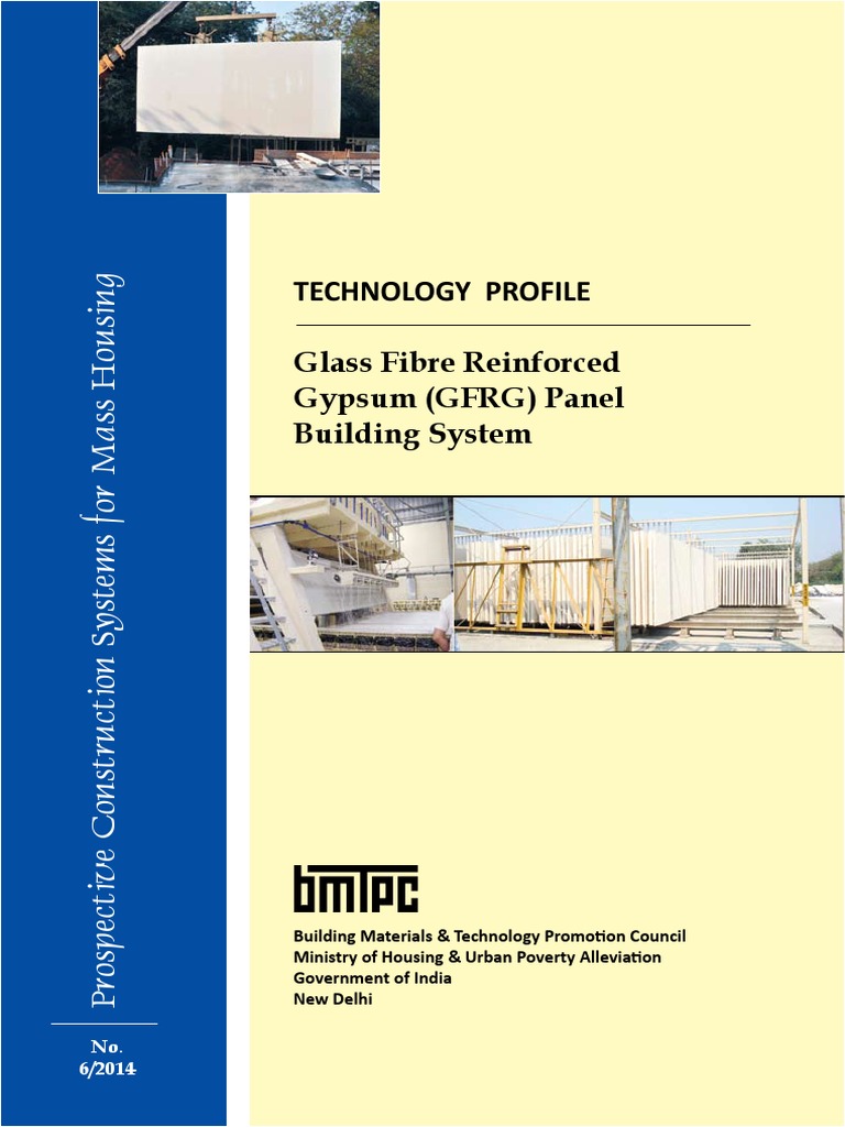 GFRG Panel Building System for Mass Housing | PDF | Wall | Concrete