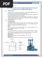 CBR Test Report | PDF | Civil Engineering