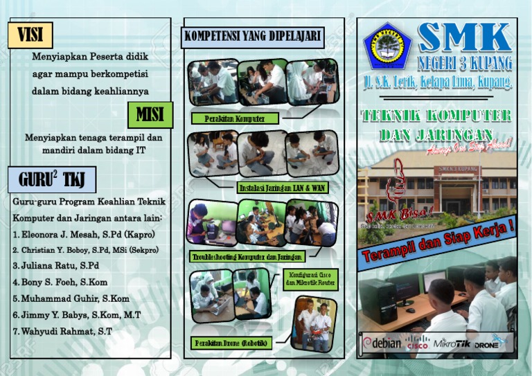 Brosur SMK Negeri 3 Kupang TKJ | PDF
