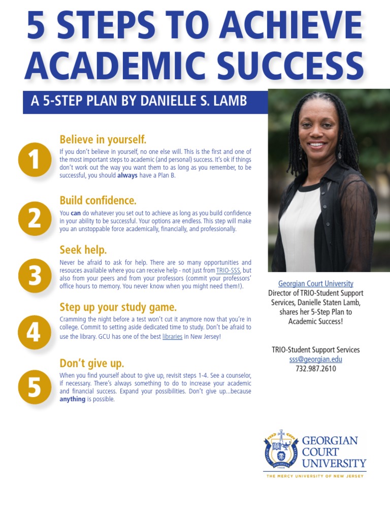 5 Steps To Academic Success | PDF