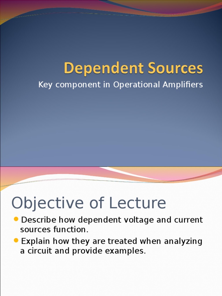 Dependent Sources | Amplifier | Transistor