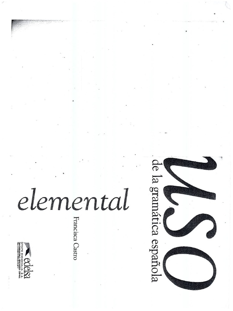 Manual Spaniola, Sem I, 01 | PDF